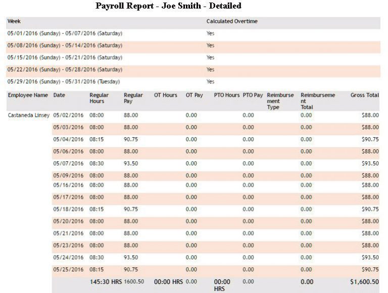 Features - Time Clock Hub